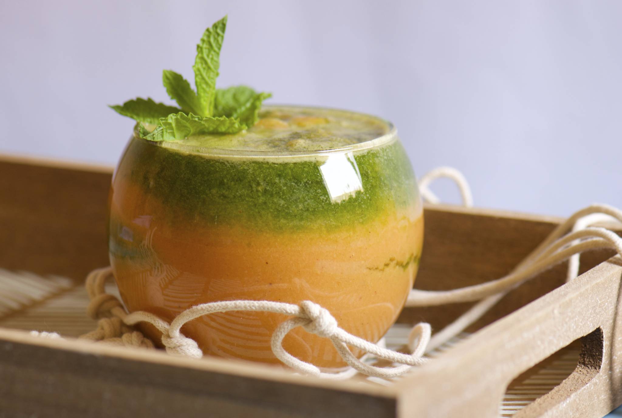 Lassi, receta típica de la India, con papaya y clorofila líquida ...